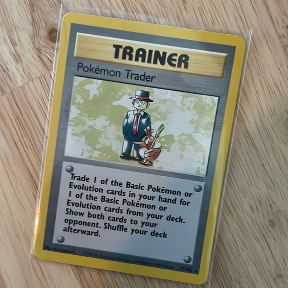 Pokemon | Other | Pokmon Trader Rare Trainer Card | Poshmark